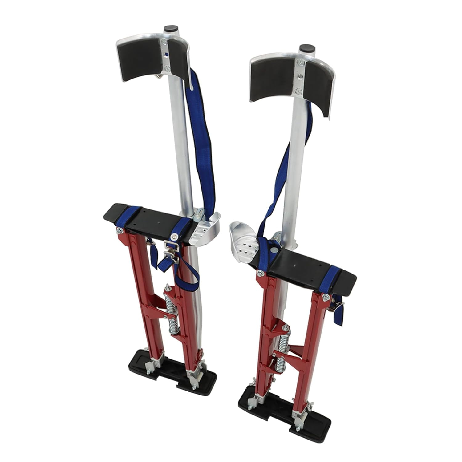 SHZAITOR 18-30 Inch Drywall Stilts Red Aluminum Alloy Stilts Adjustable ...