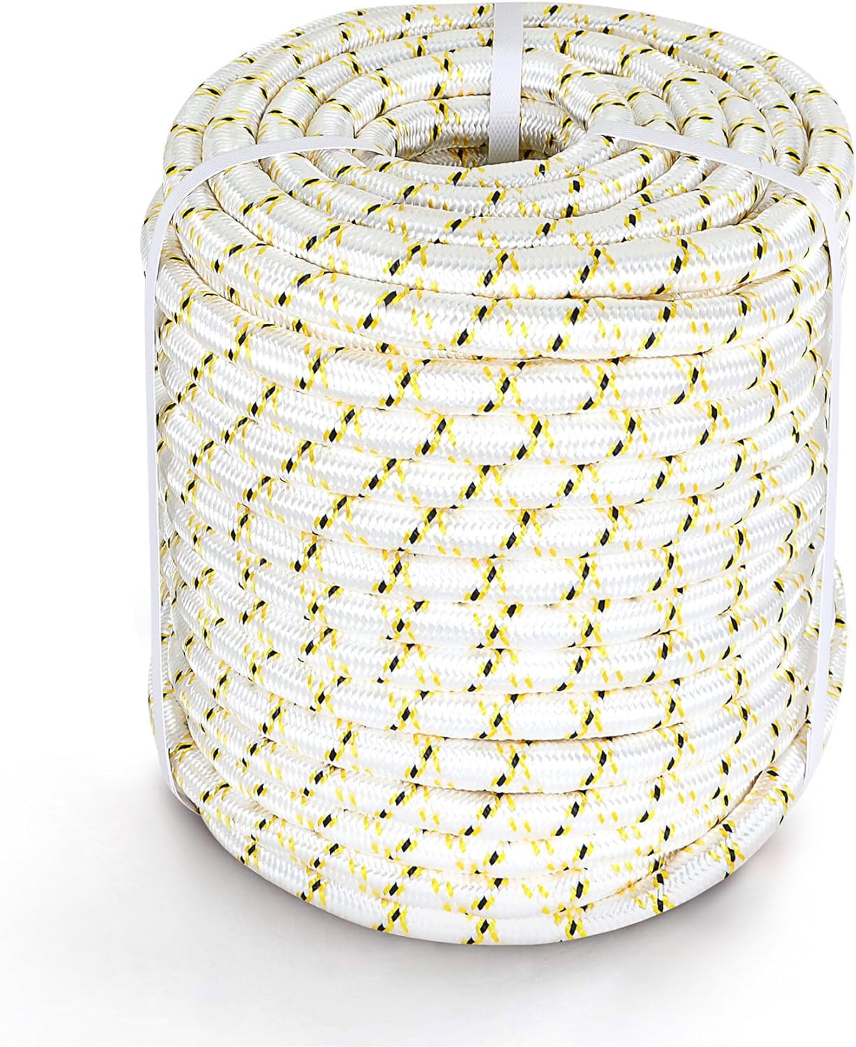 SHZAITOR 3/4 Inch x 150 FT Double Braid Polyester Rope 10000 LB Tensile ...