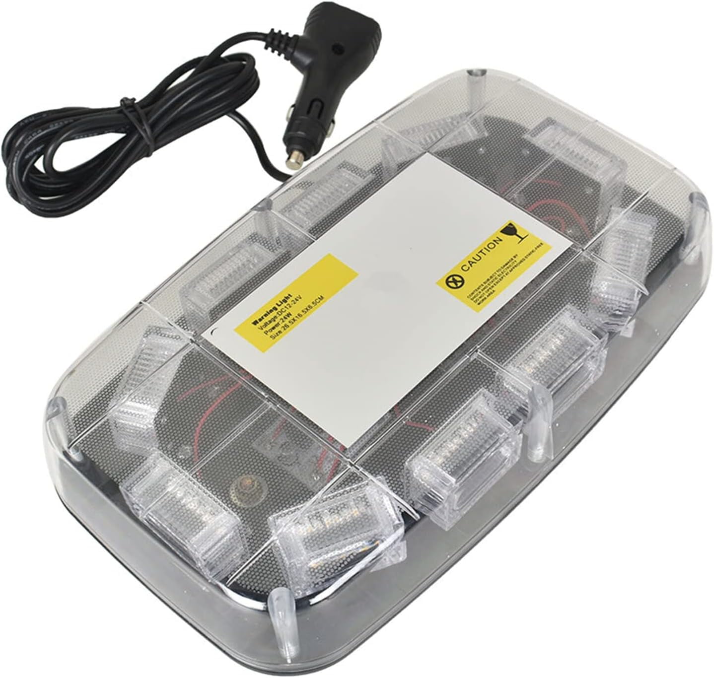 SHZAITOR 30LED Emergency Rescue Roof Top Mini Strobe Light Truck ...