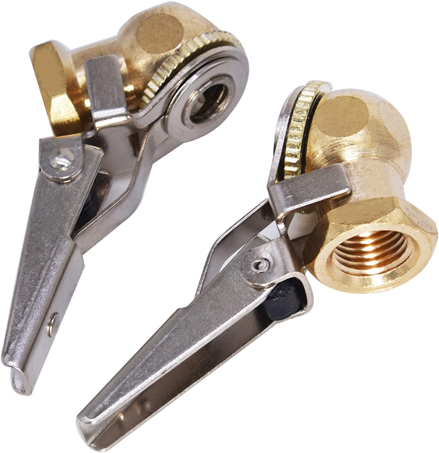 SHZAITOR Air Chuck Air Hose Attachment Pair Brass Lock On Tire Inflator ...