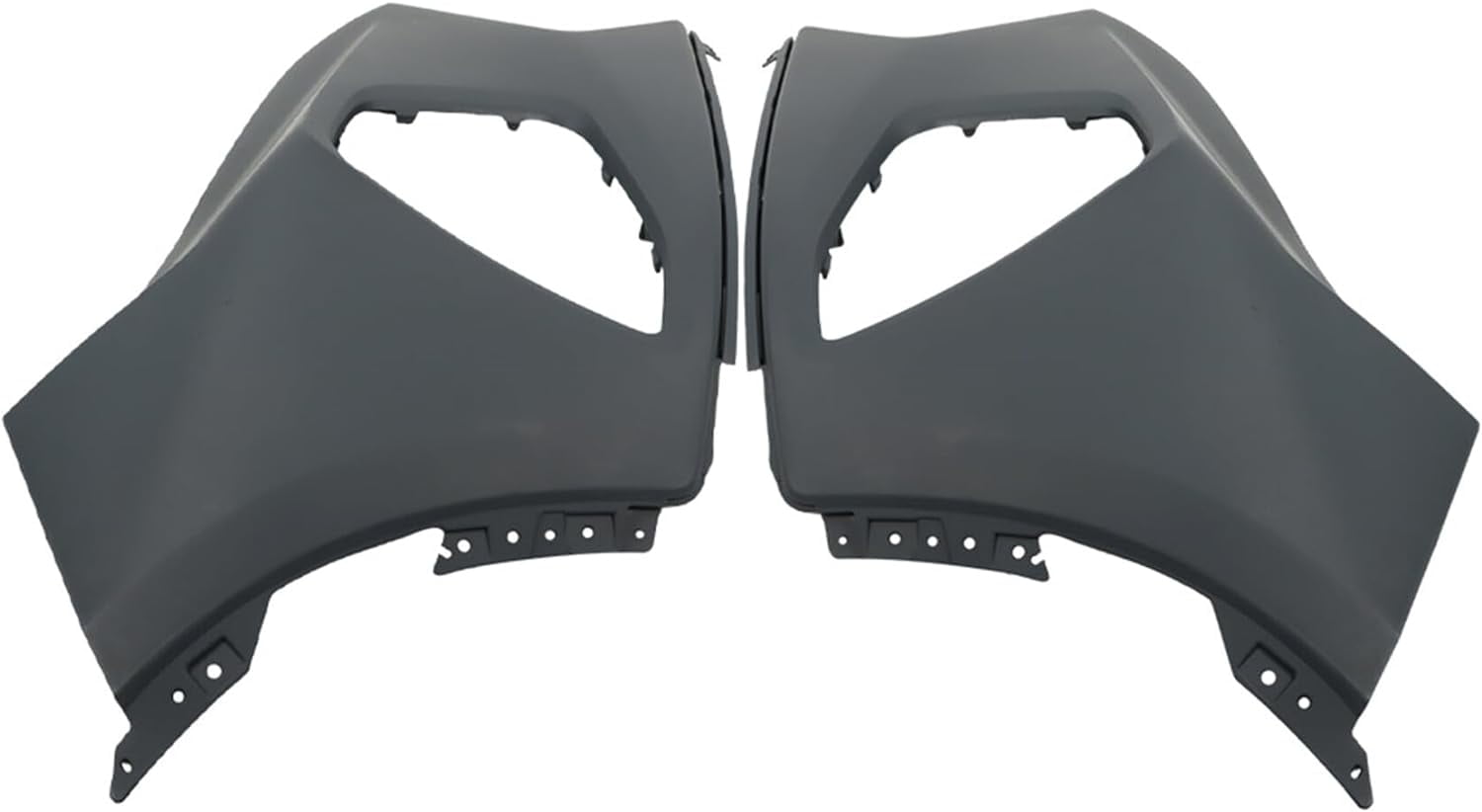 SHZAITOR Front Bumper Upper Cover by Pair Left and Right Replacement ...