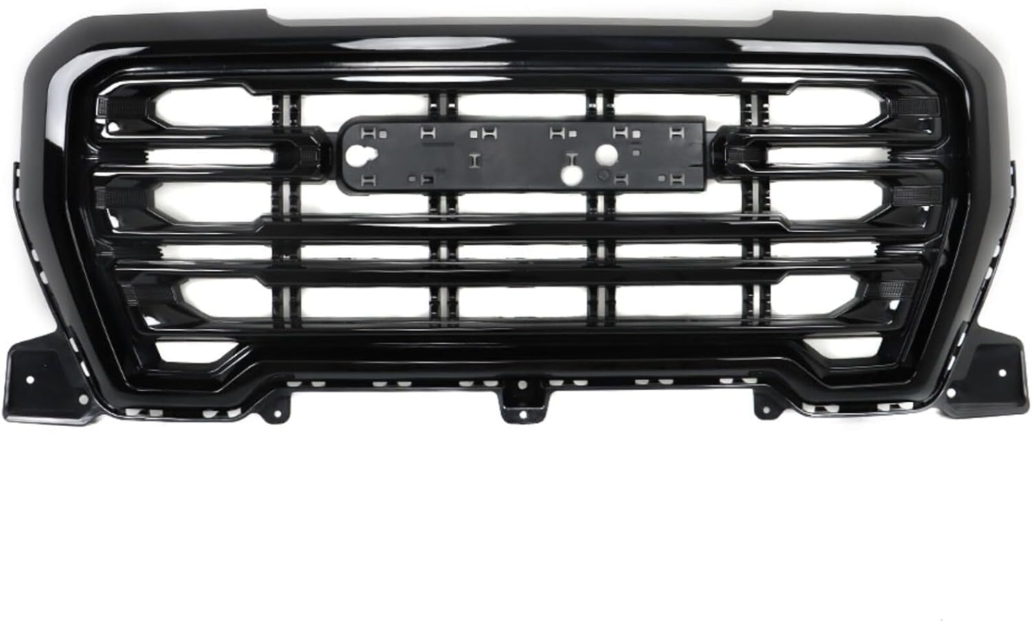 SHZAITOR Front Grille Gloss Black With Grey Frame Assembly Replacement ...
