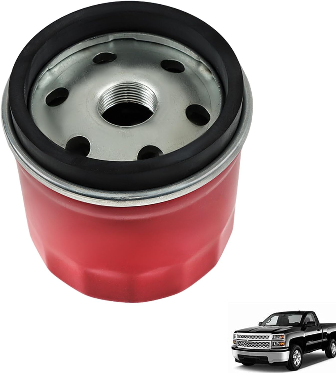SHZAITOR Oil Filter Transmission Filter Spin Oil Filter Replancement for 2001-2019 Silverado ...