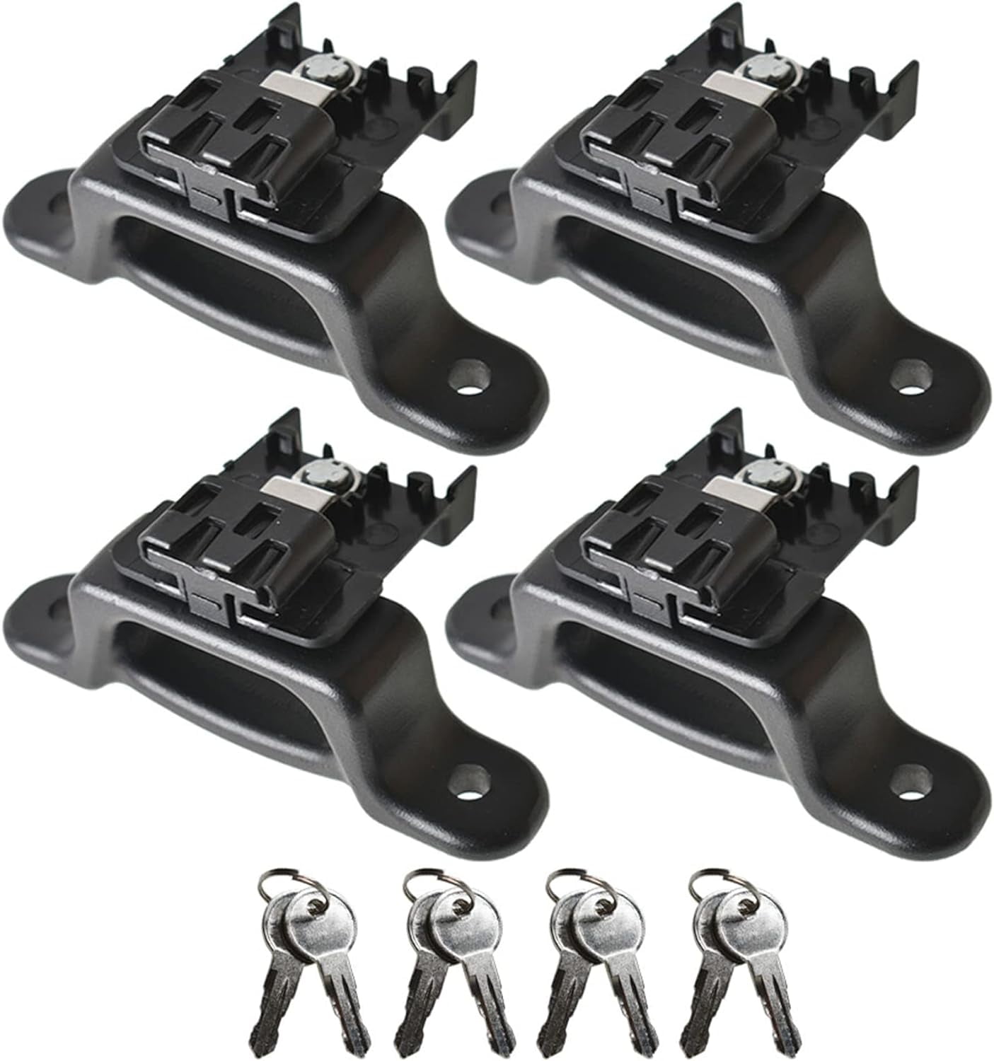 SHZAITOR Pack of 4 Box Tie Down Truck Bed Cleats Locking Replacement ...