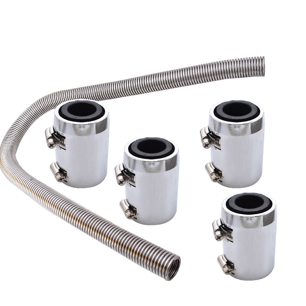 SHZAITOR Universal 48 Stainless Steel Radiator Flexible Coolant Water ...