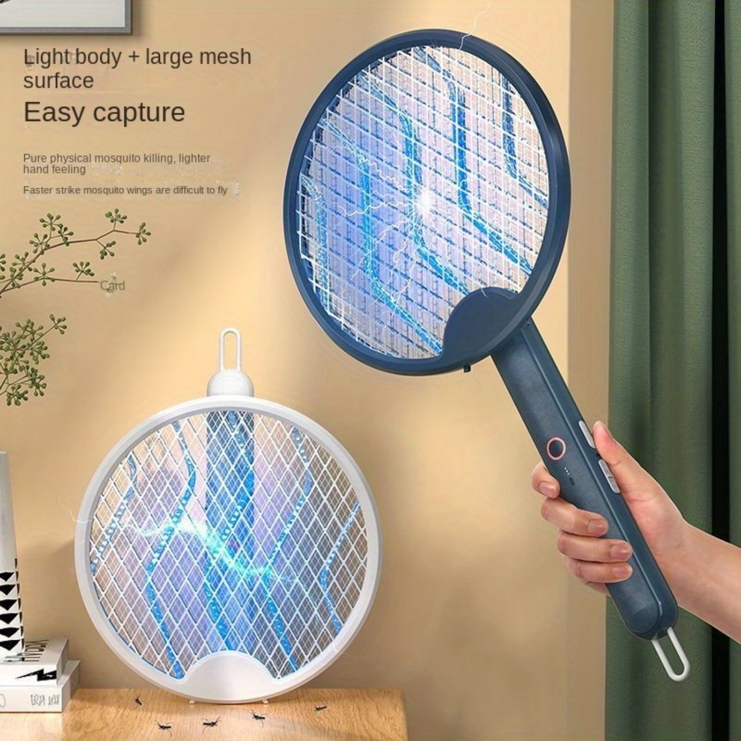 SHZHCX Powerful Purple Light Wave Mosquito Killer Swatter - Four-in-one ...