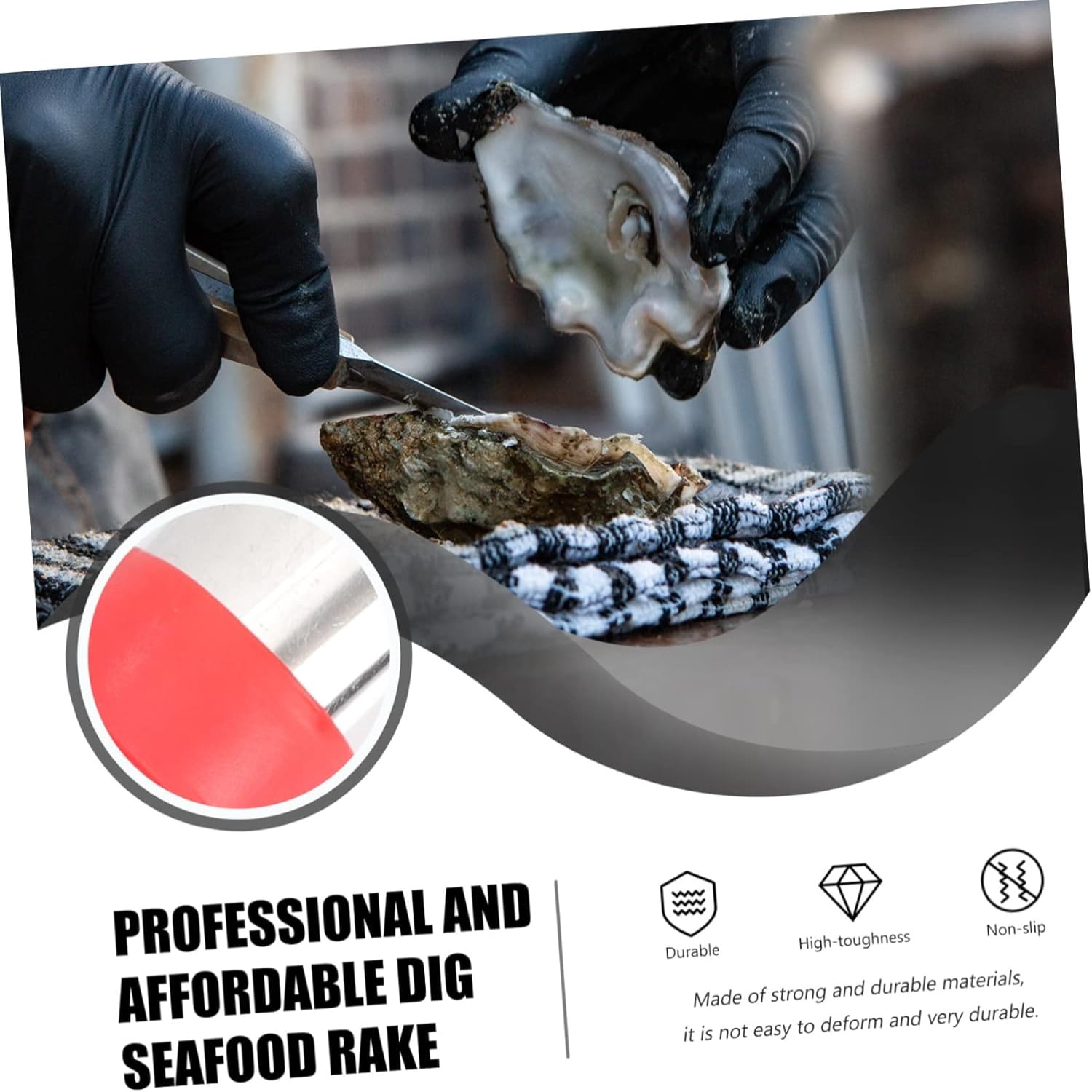 SHZHGMKJ Essential Durable Stainless Steel Mini Garden Rake Set - 4pcs ...