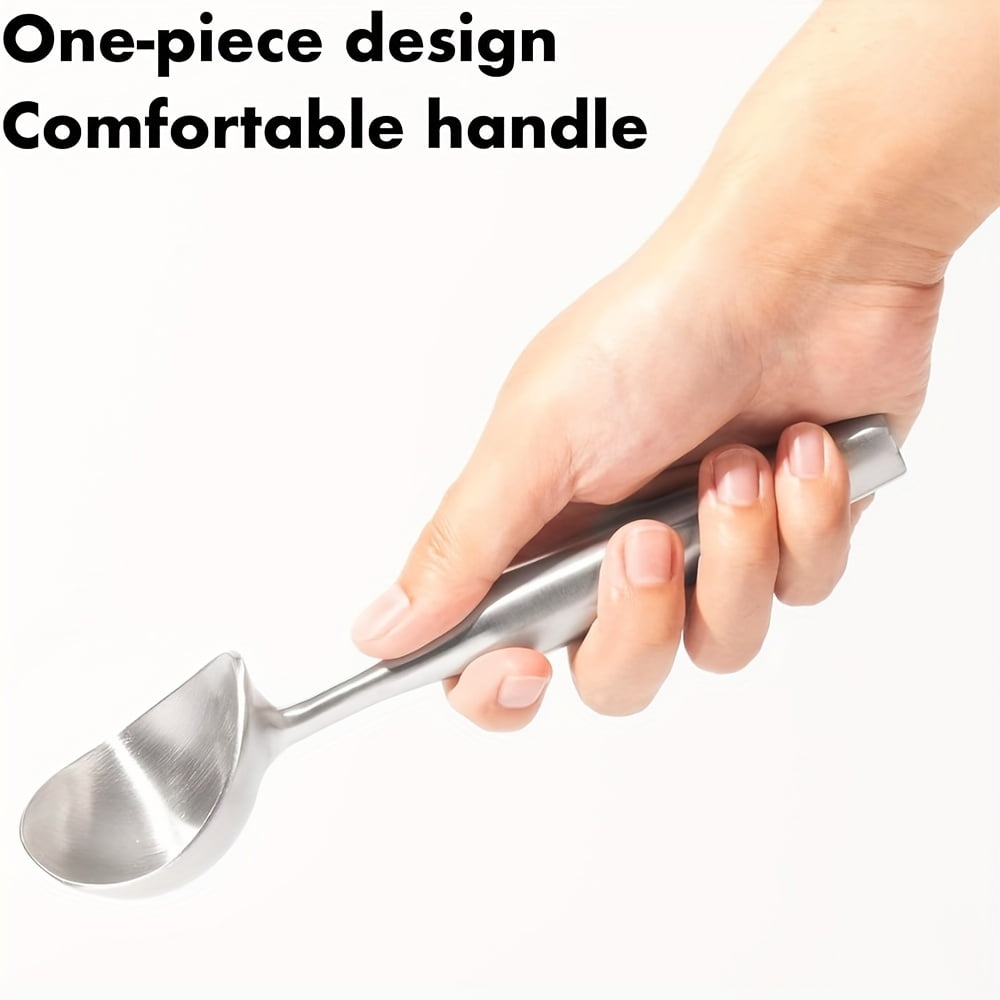 SHZHHFKJCX Durable Stainless Steel Ice Cream Scoop with Ergonomically ... SHZHHFKJCX Durable Stainless Steel Ice Cream Scoop with Ergonomically ...