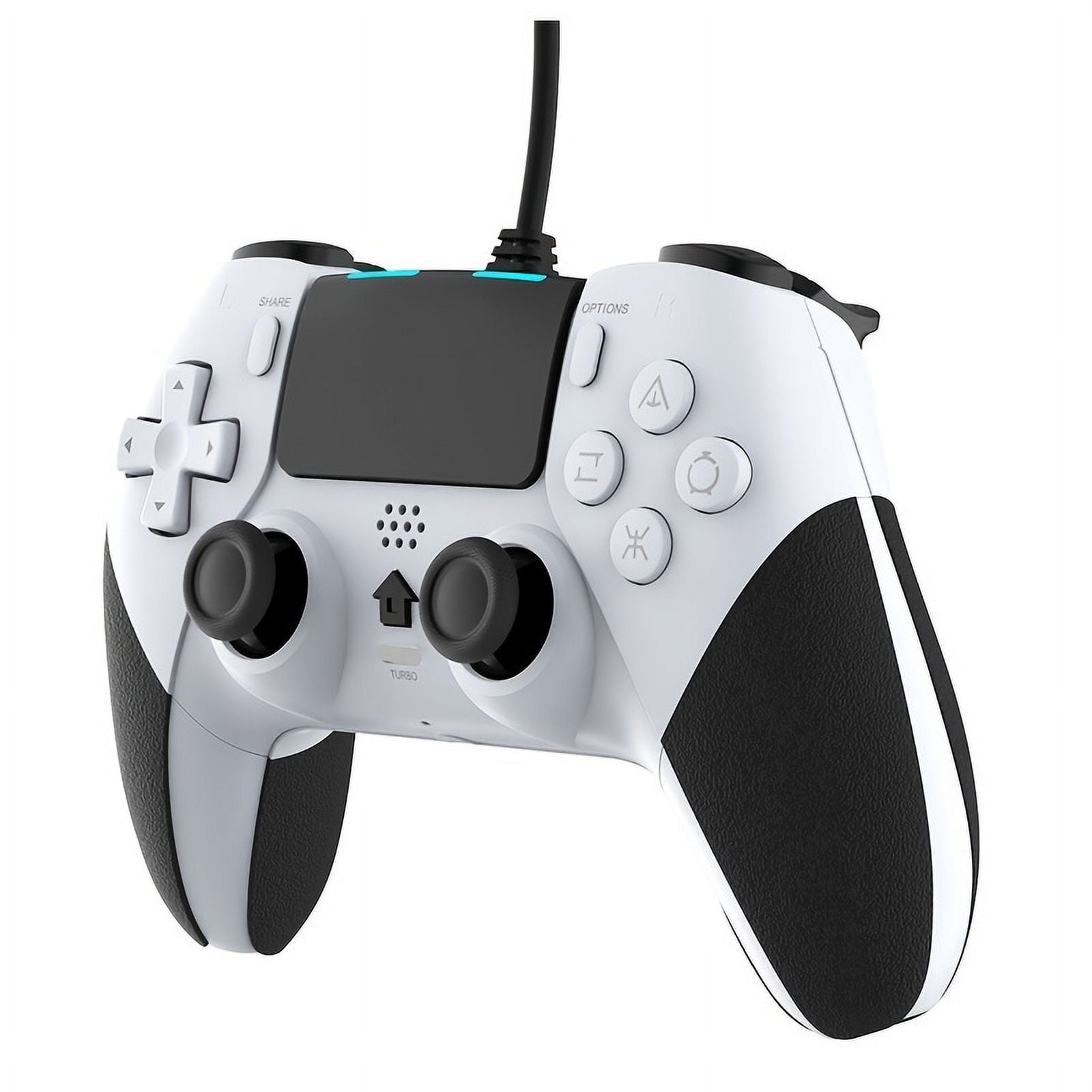 SHZHHFKJCX Enhanced Wired Pro Controller with Turbo Function for PS4 ...
