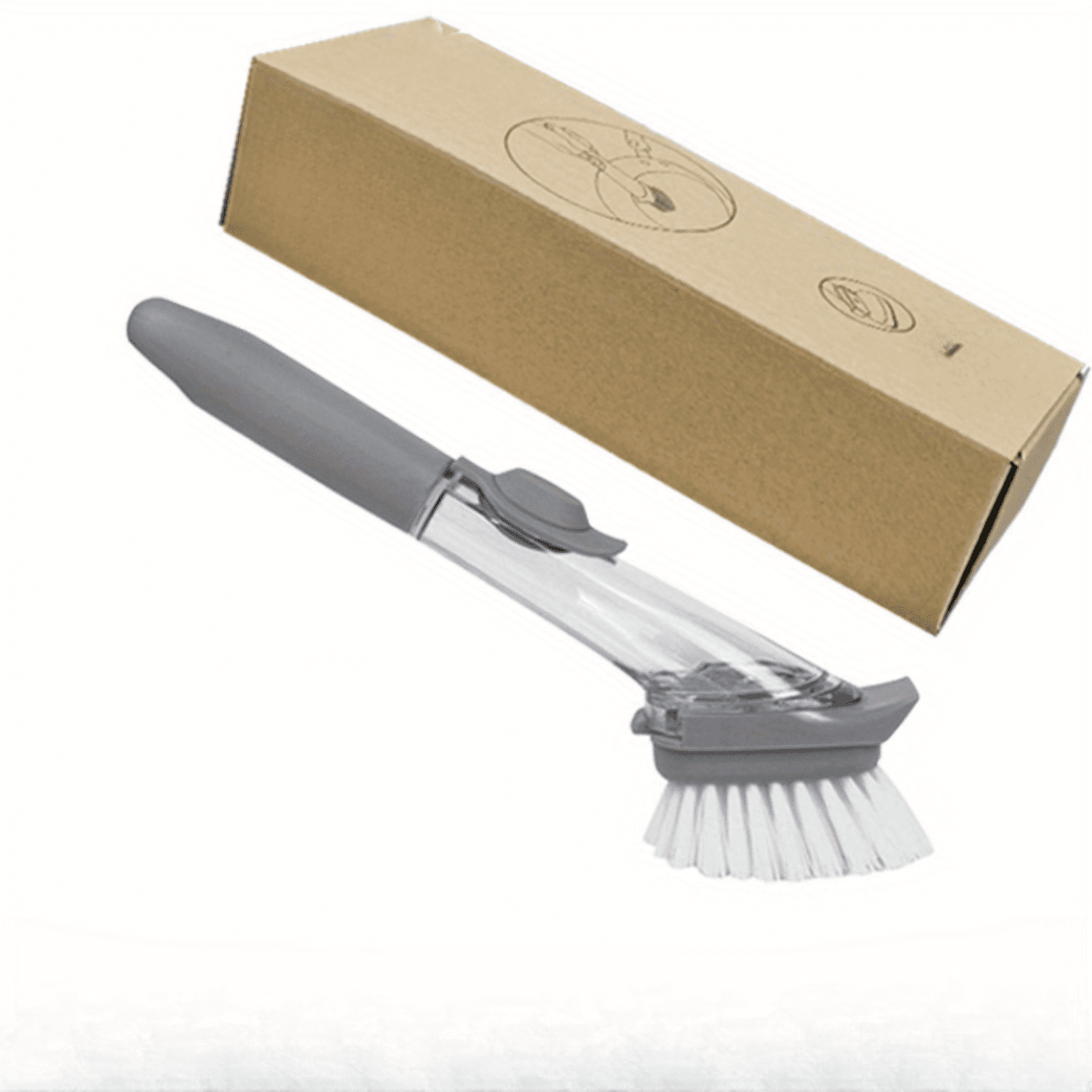 SHZHLAIFUZB Long handle kitchen cleaning brush with pot scrubber and ...