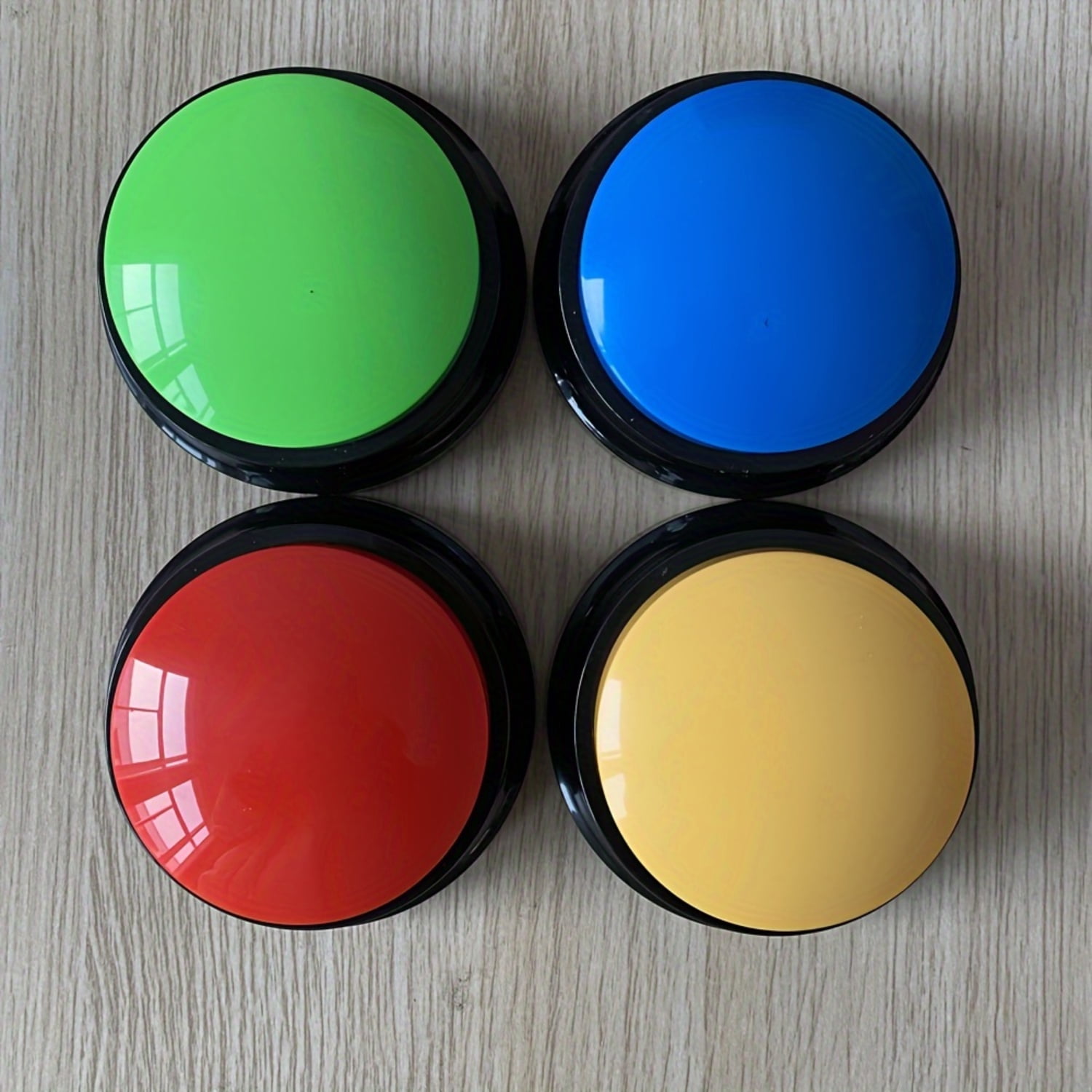 SHZHMX Hilarious 4-Pack Custom Interactive Recordable Pet Buzzers ...