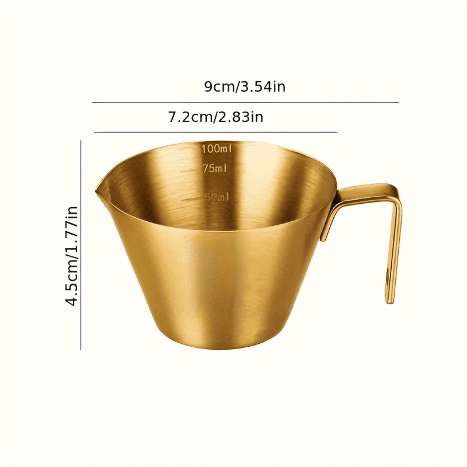SHZHRUKUNSHM Stackable Stainless Steel Mini Measuring Cup for Precise ...