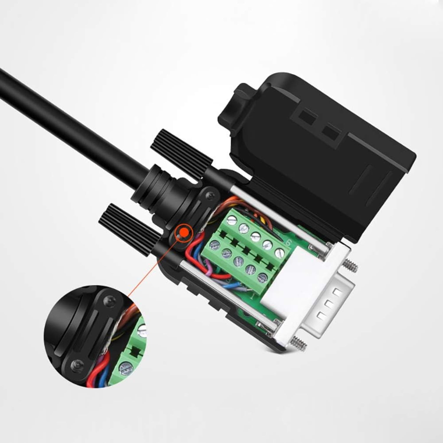 SHZHYIQIMR 1Pcs Solderless RS232 D-SUB Serial Female Adapter Breakout ...