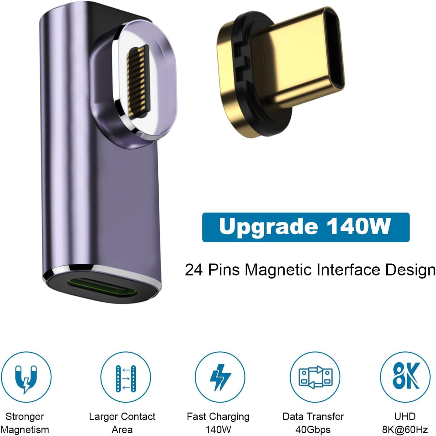 SHZHYIQIMR Convenient Pack of Two Handy 90 Degree Adapters Enhancing ...