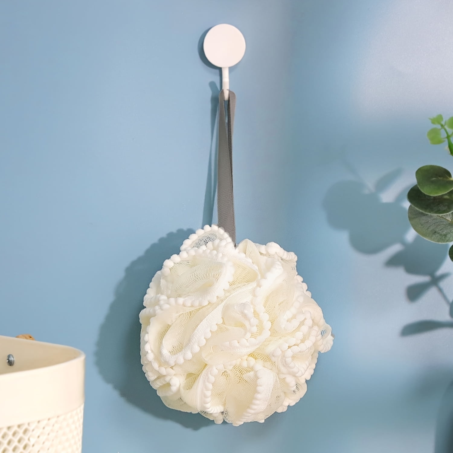 SHZHYUESONGKJ Large Mesh Shower Loofah Sponge Puff Ball Exfoliating ...