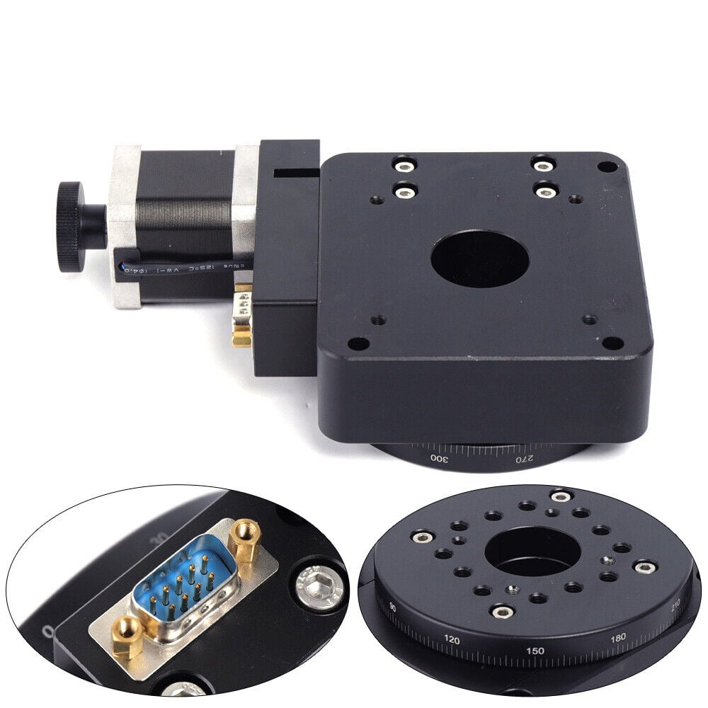 SHZICMY 100mm Electric Precision Optical Rotating Platform Motorized ...