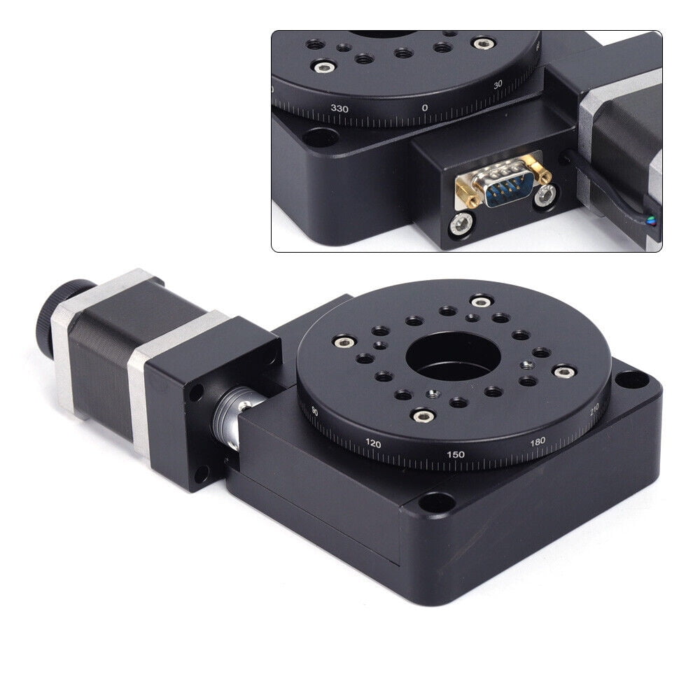 SHZICMY 100mm Electric Precision Optical Rotating Platform Motorized ...
