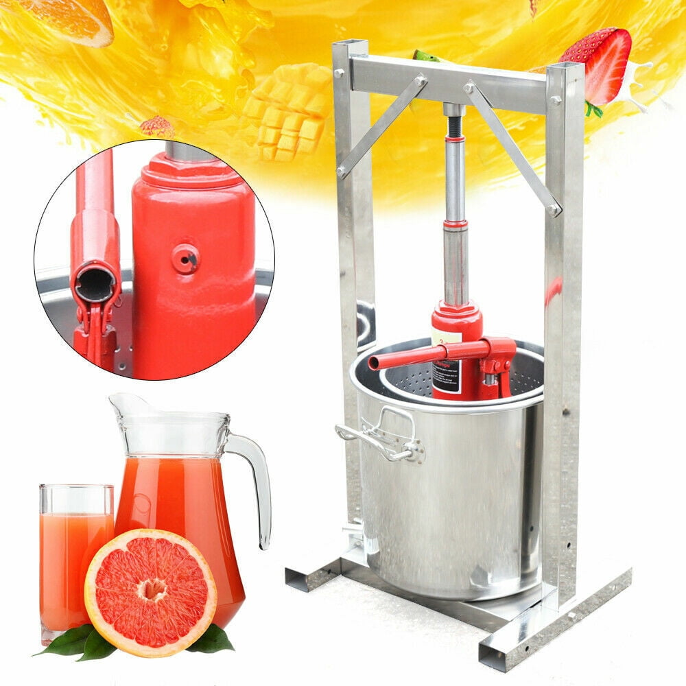 SHZICMY 12L Fruit Wine Cider Press with Hydraulic Jack Grape Crusher ...