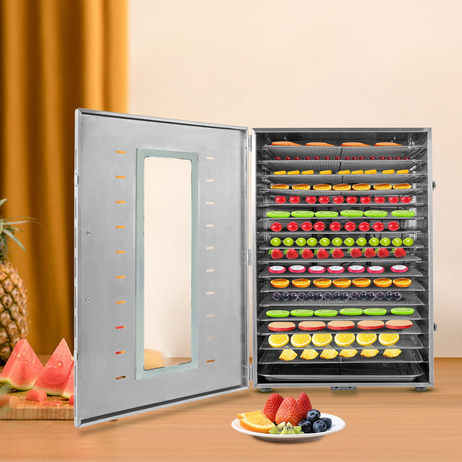 SHZICMY 16T Commercial Food Dehydrator Dehydrators Fruit Meat Beef ...