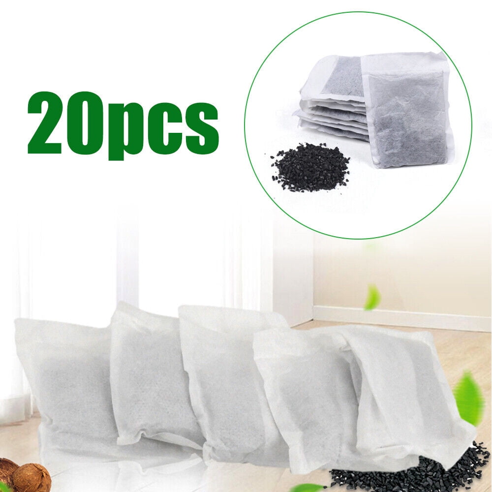 SHZICMY 20 Bags Activated Charcoal Carbon Filters Granulated For Pure ...