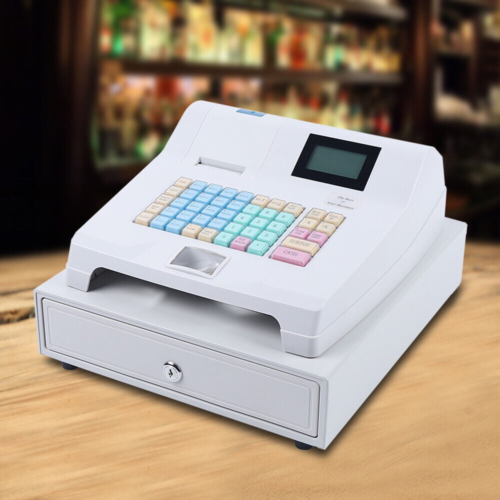 SHZICMY 48Key Desktop Electronic Cash Register POS Casher Digital LED ...