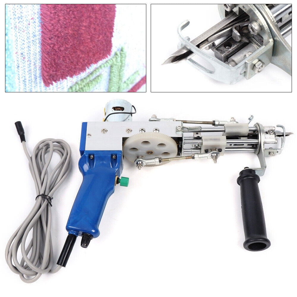 SHZICMY 9-21mm Electric Rug Carpet Tufting Gun Cut Pile Weaving ...
