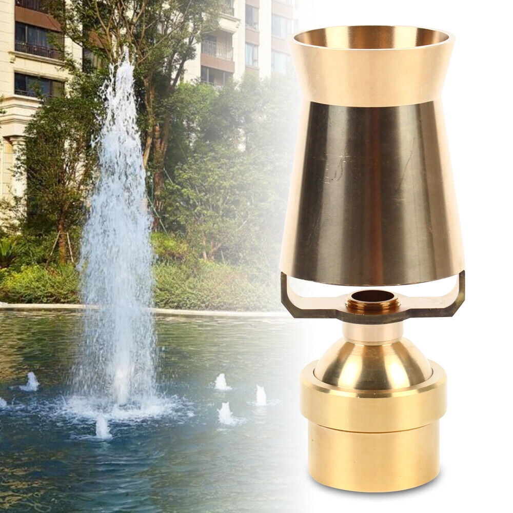SHZICMY Air Blended Fountain Spray Head Garden Pond Brass Internal ...