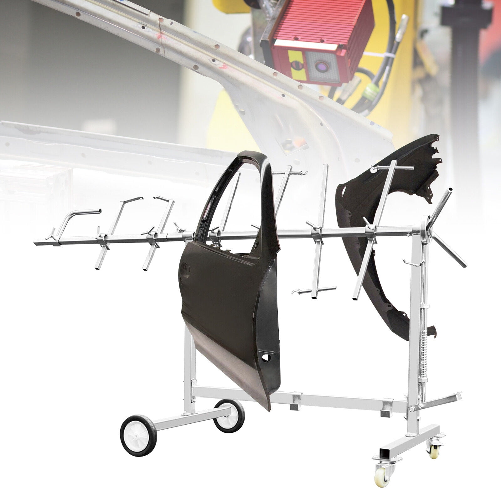 SHZICMY Auto Body Paint Tool Rack Repair Work Stand Door Hood Bumper ...