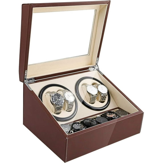 SHZICMY Automatic Watch Winder, 4+6 Automatic Watches Winders Storage ...