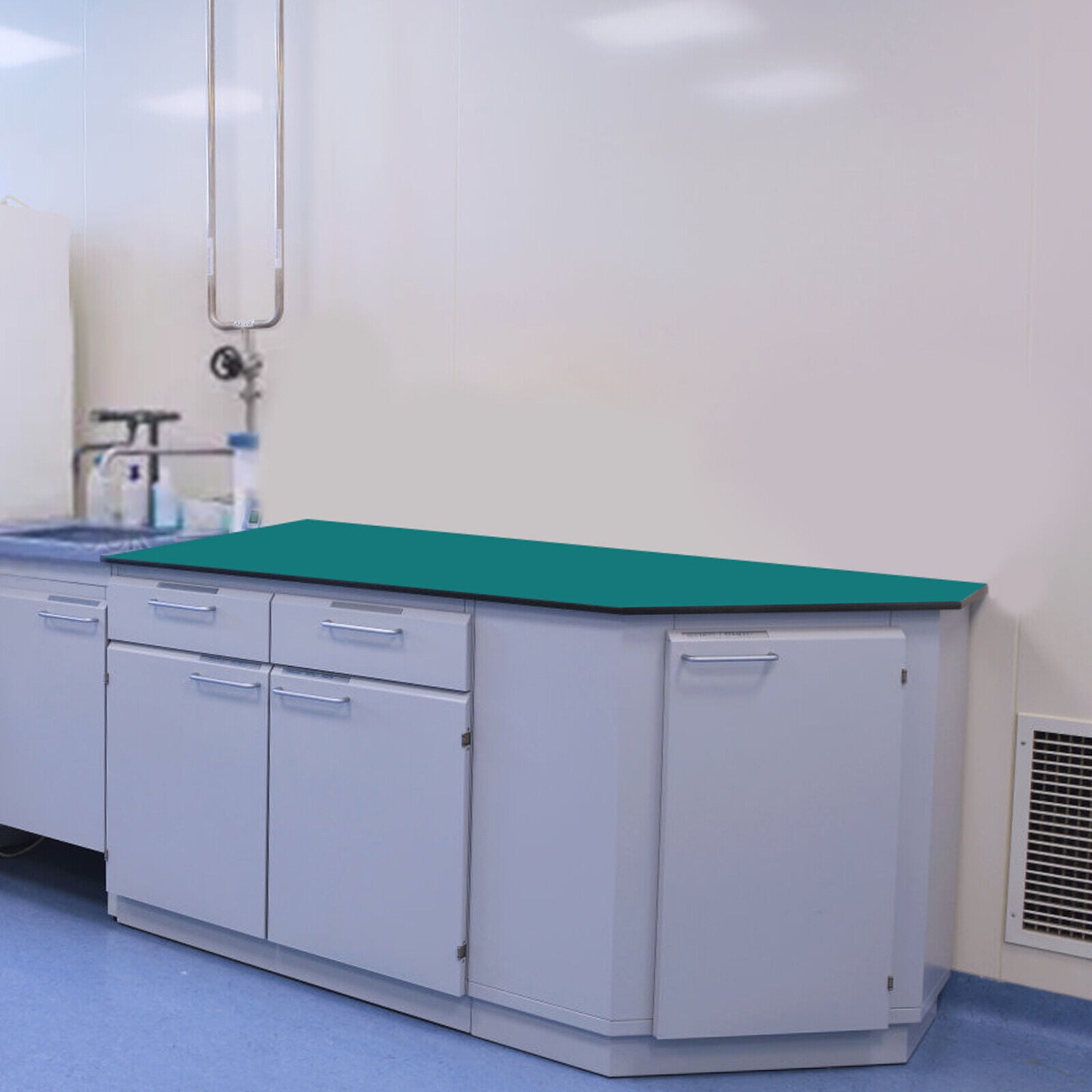 SHZICMY Blue Green Anti-Static ESD Rubber Table Floor Mat 118" x 23 ...