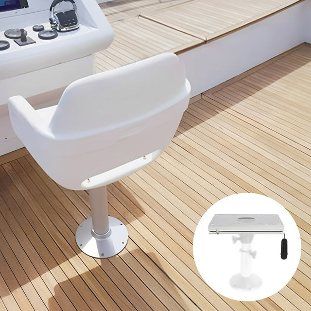 SHZICMY Boat Seat Mount Bracket Slide Bench Yacht Seat Base Slide Plate ...