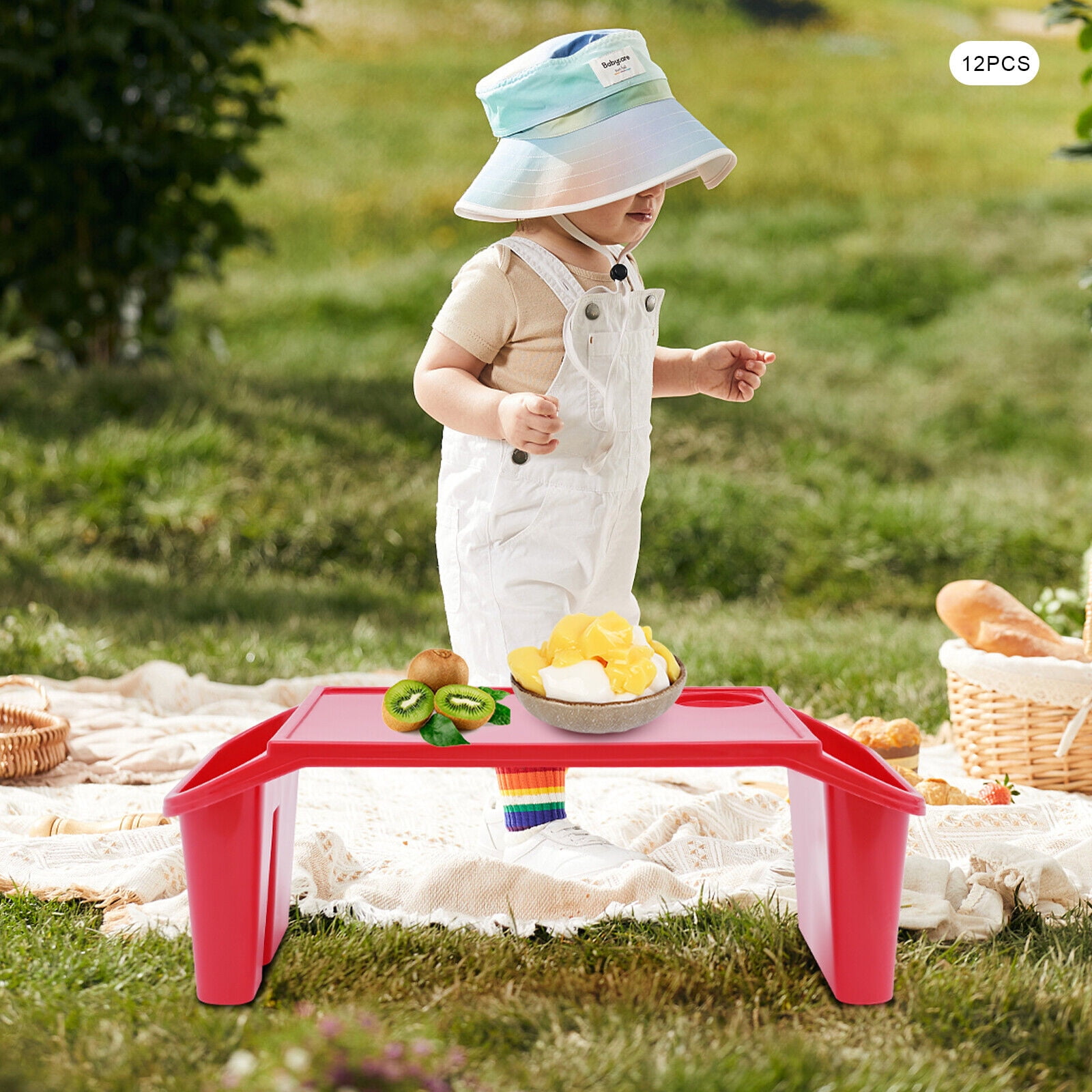 SHZICMY Children Kids Lap Desk With Pocket Tray Multipurpose Activity ...