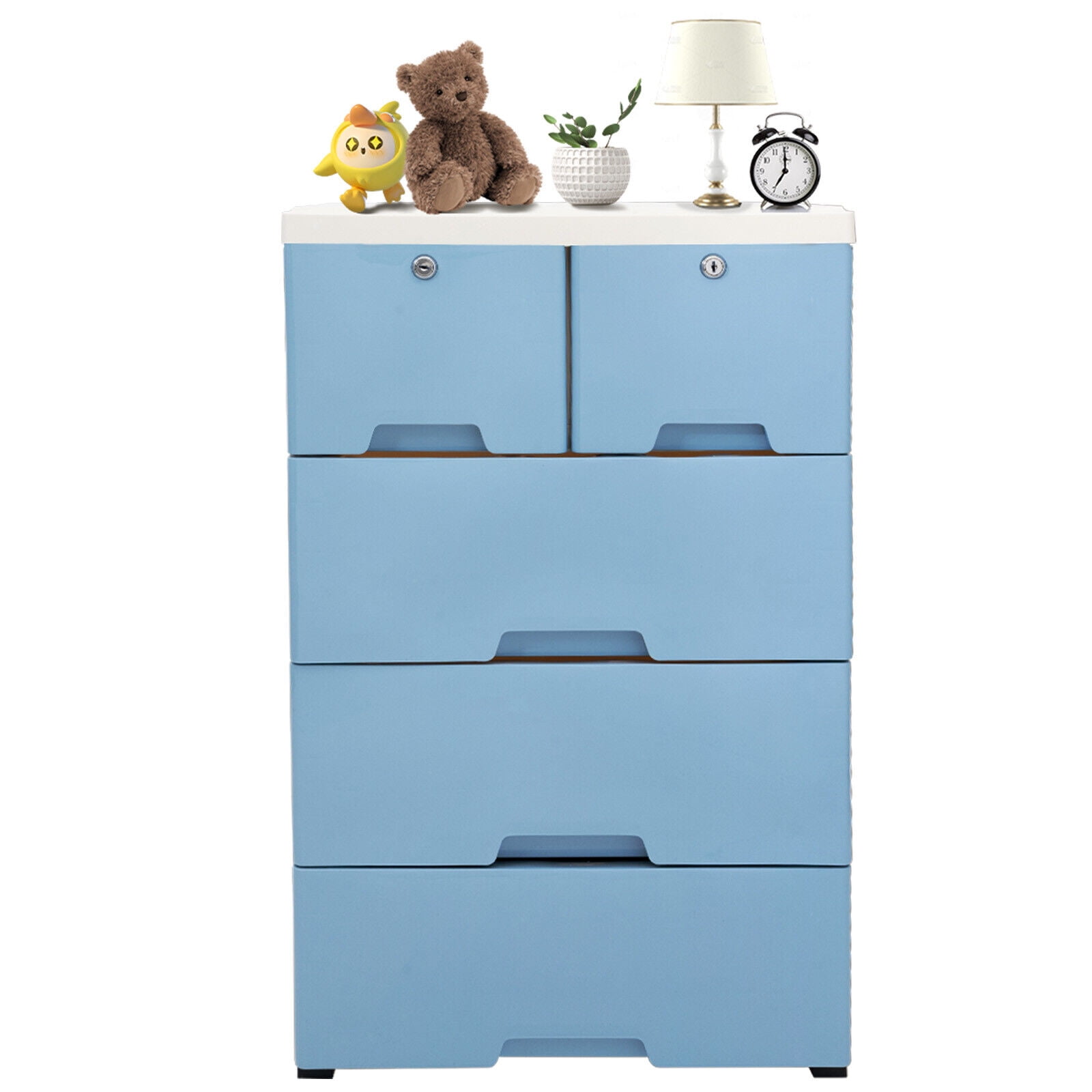 SHZICMY Clothes Chest Organizer Box Storage Closet Cabinet 6 Drawer ...