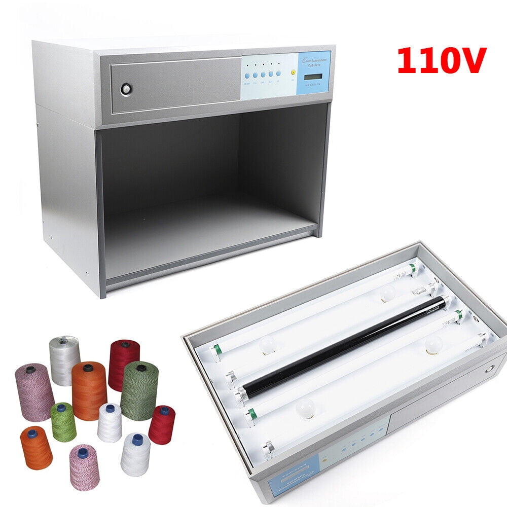 SHZICMY Color Assessment Cabinet 4 Light Sources Color Matching Cabinet ...