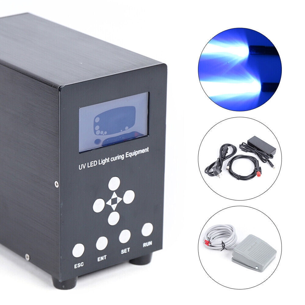 SHZICMY Digital UV LED Curing System 365nm UV LED Spot Light Source UV ...