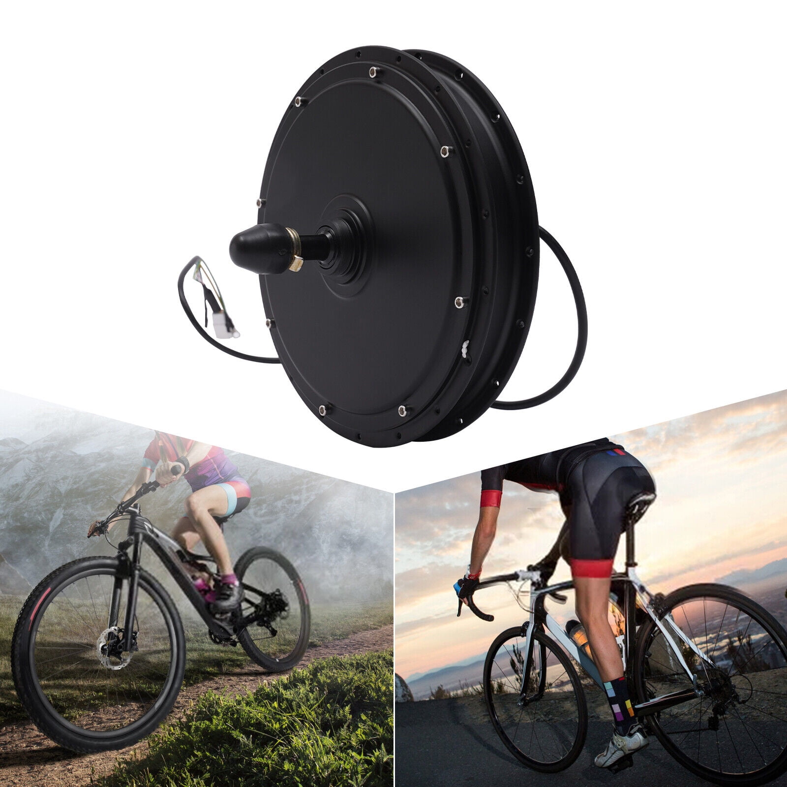 SHZICMY Ebike Rear Wheel Hub Motor Mid Drive Motor FOR Electric Bike ...