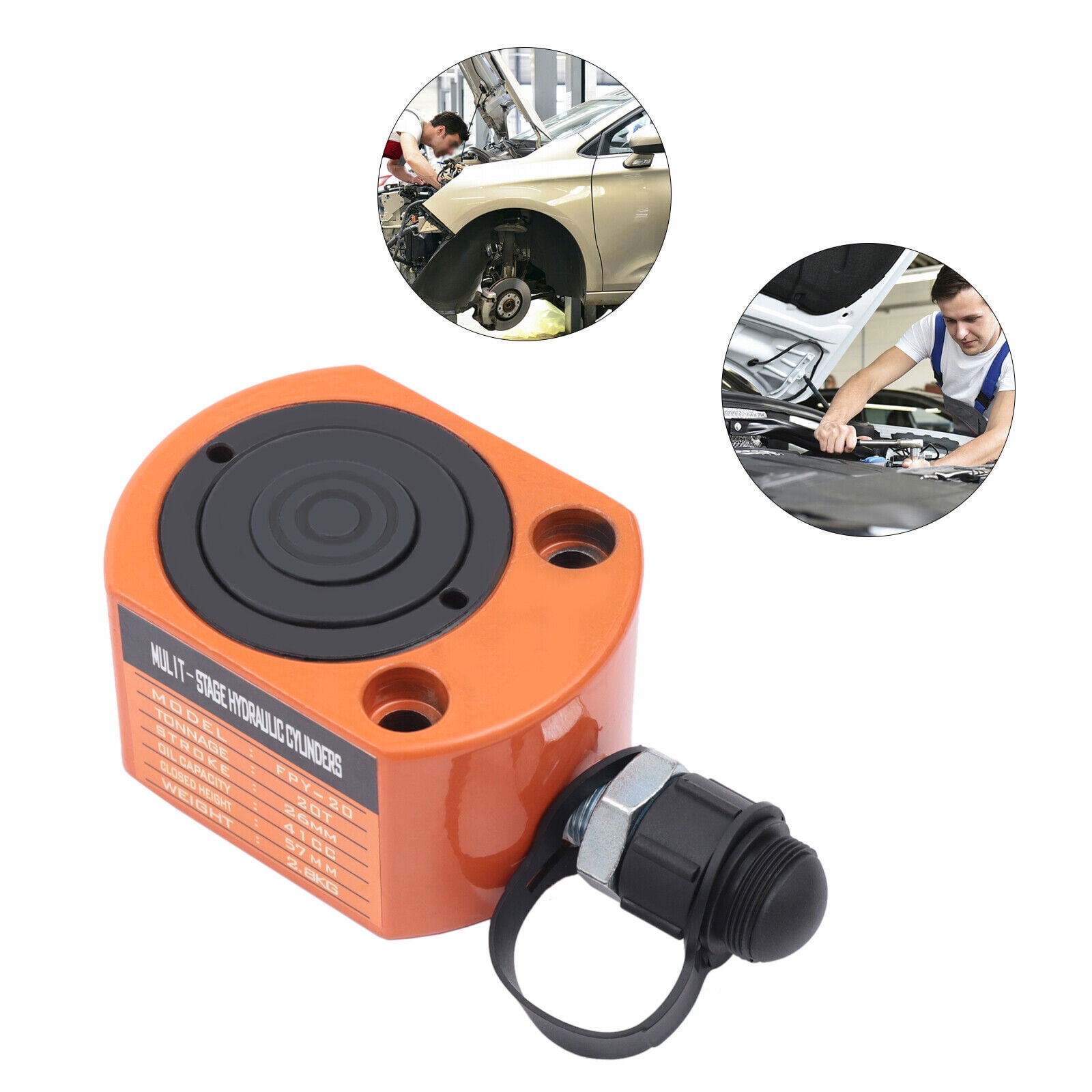 SHZICMY FRY-20 Hydraulic Cylinder Jack 20T 1" Stroke Lifting 2 ...