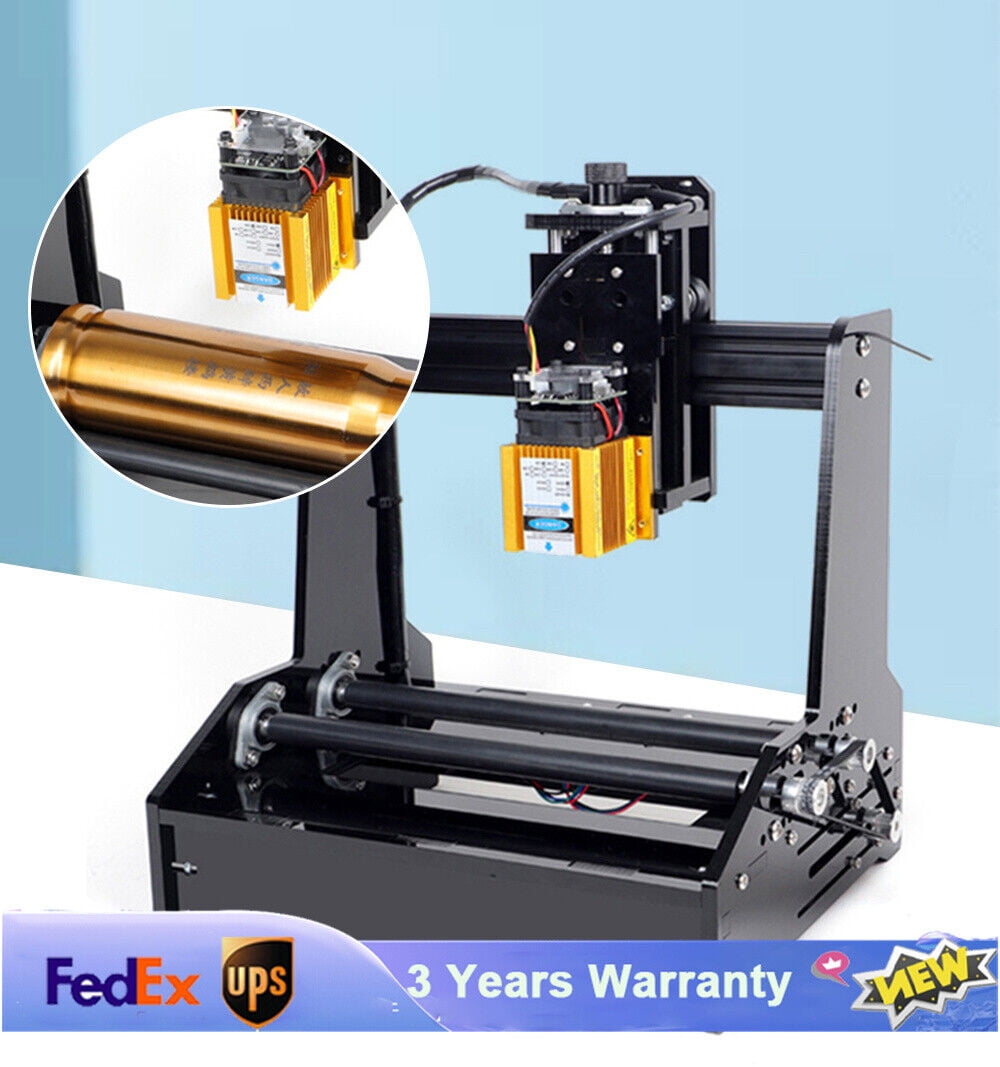 SHZICMY Portable 15W Cylindrical Laser Engraving Machine Desktop Metal ...