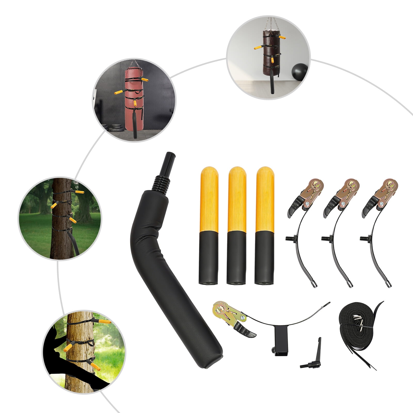 SHZICMY Portable Wooden Dummy Arm Leg Wing Chun Parts Chinese Kong Fu ...
