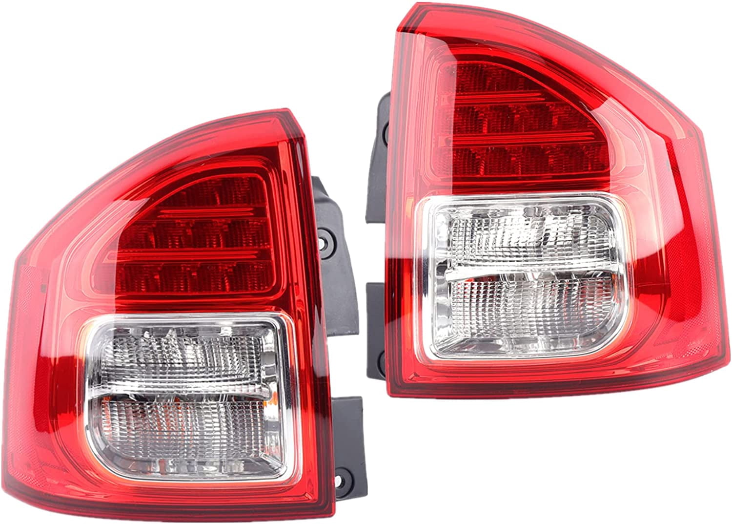 SHZICMY 2011-2014 Jeep Compass Rear Tail Lights, Left & Right Side ...