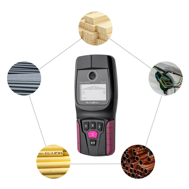 SHZICMY Wall Scanner Wall Wall Detector PVC Water Pipe Metal Wood Cable ...