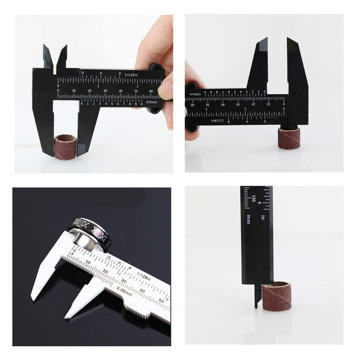 SHZNSJWDKJ Convenient and Accurate Mini Plastic Vernier Calipers Set of ...
