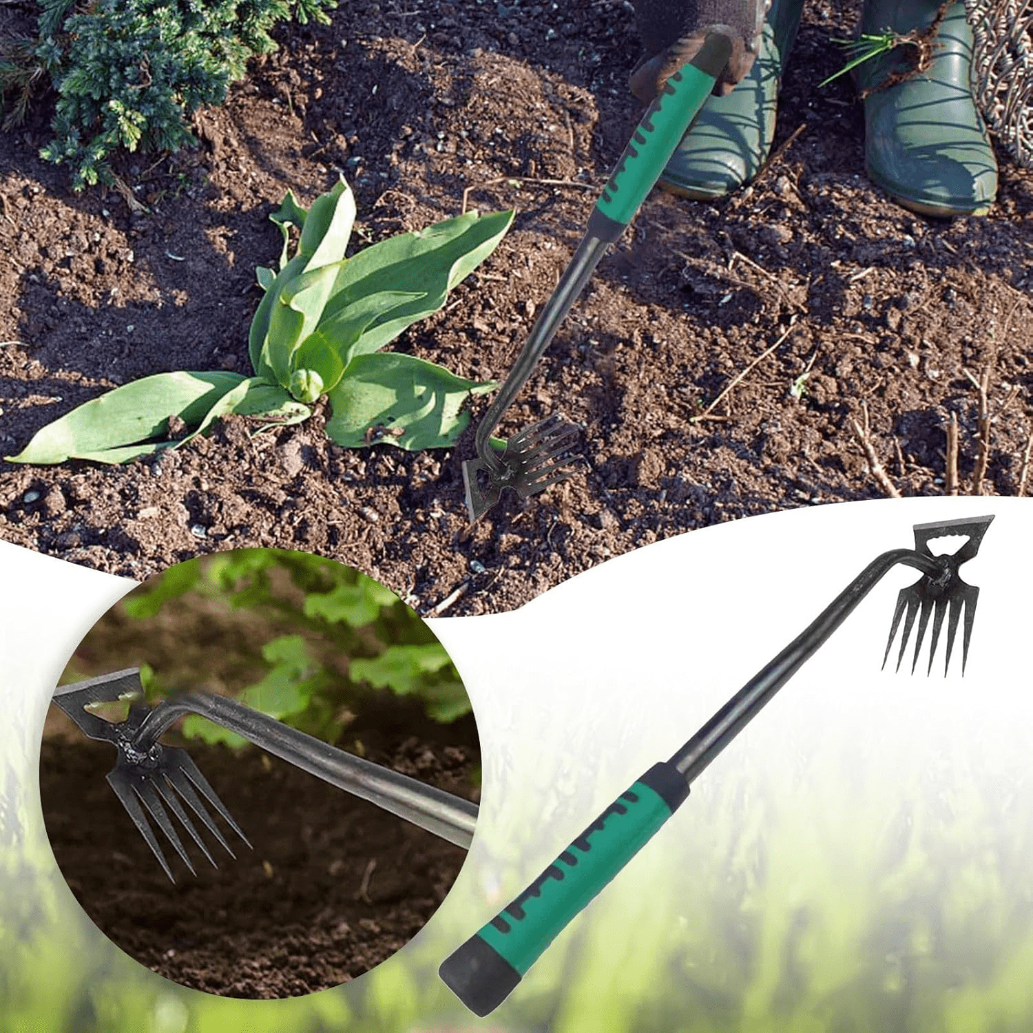 SHZNSJWDKJ Effortless Weeding Made Easy with Premium Dual Purpose ...