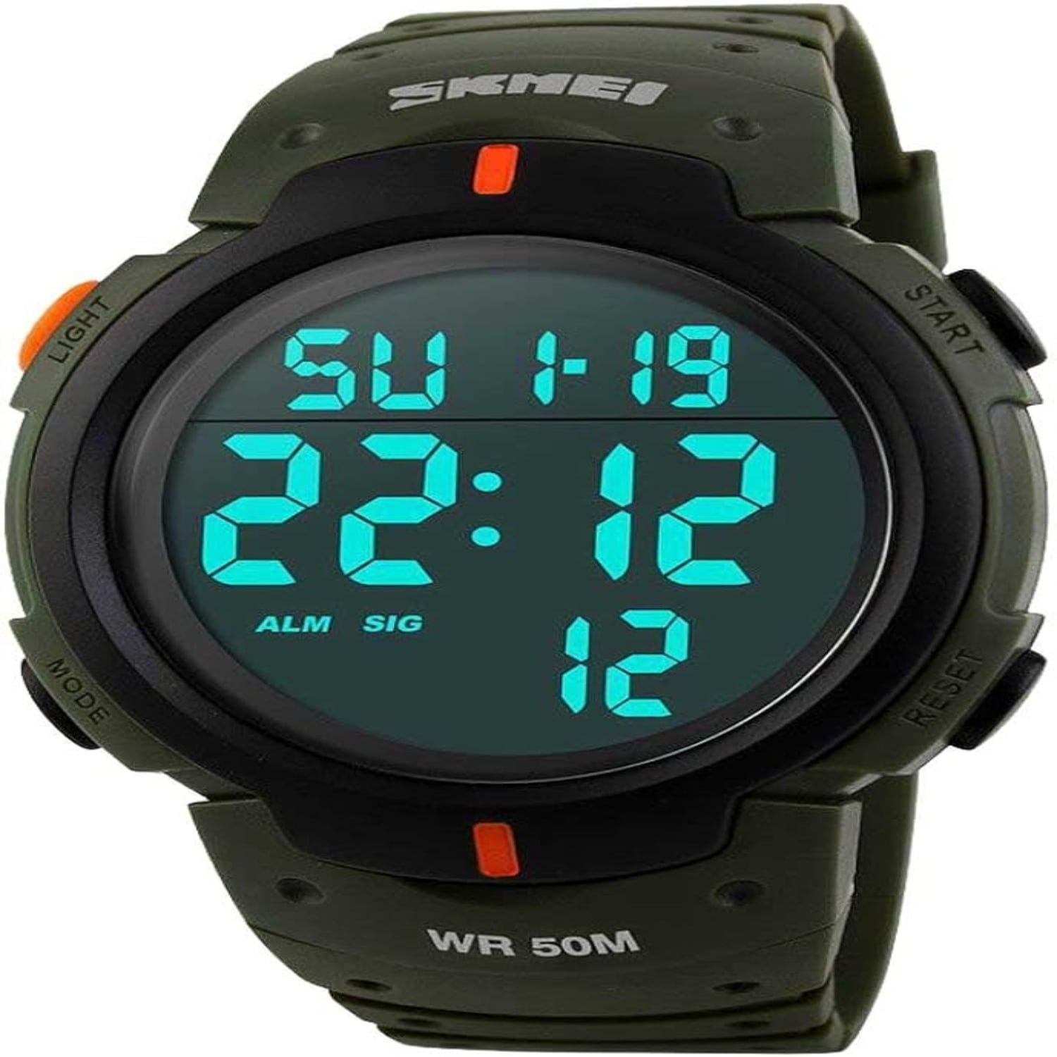 SHZNSJWDKJ Enhanced Visibility Large Face Waterproof Military Men‘s ...