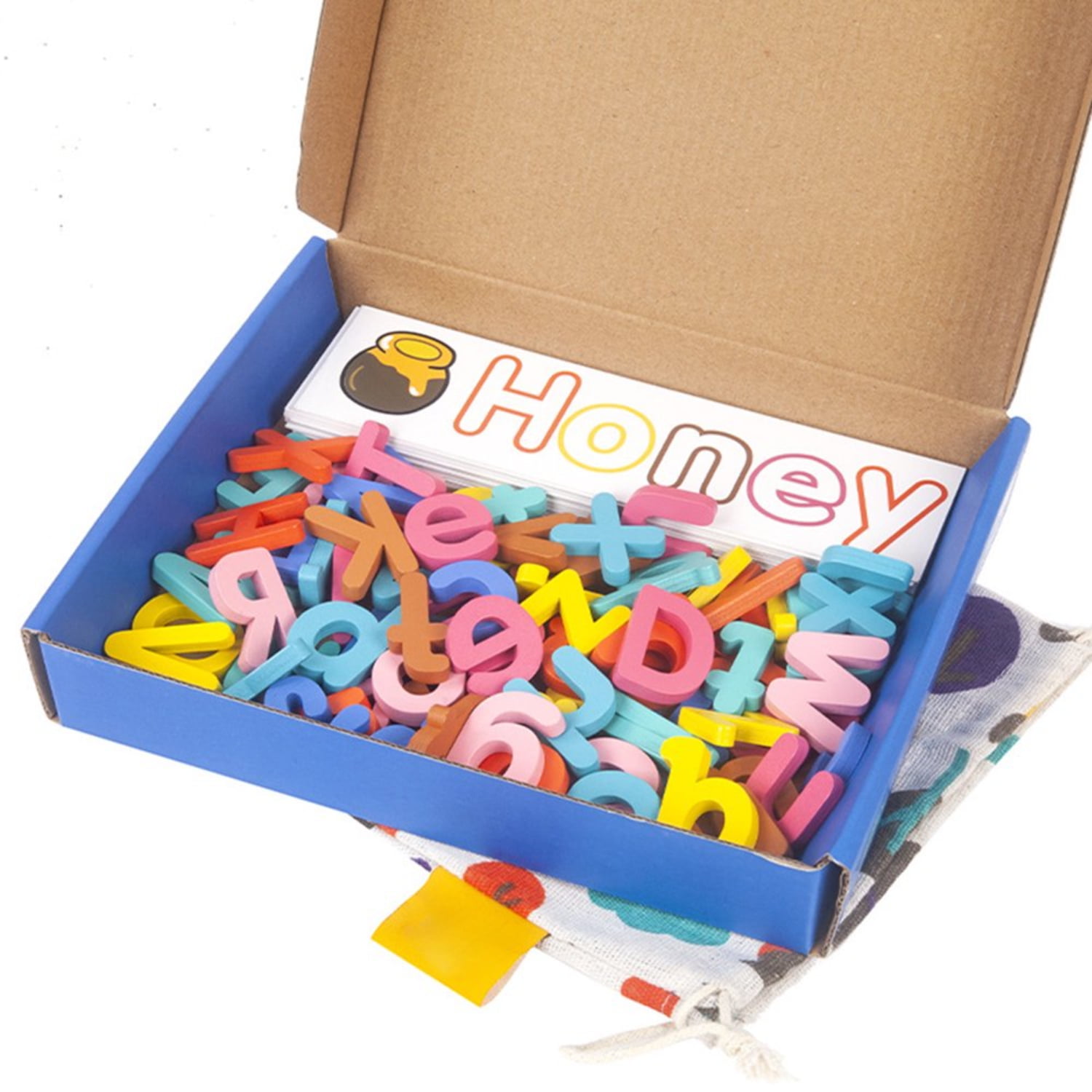 SHZNSJWDKJ Montessori Phonetic Reading Blocks - Educational Reading ...