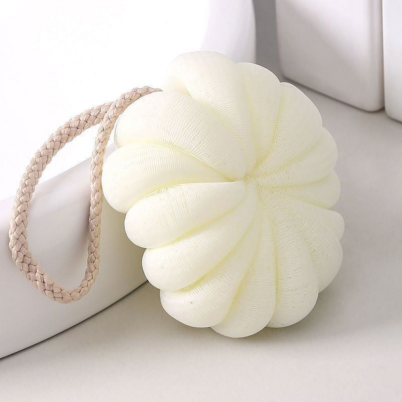 SHZNSJWDKJ Soft Nylon Mesh Bath Sponge Ball for Gentle Exfoliating ...