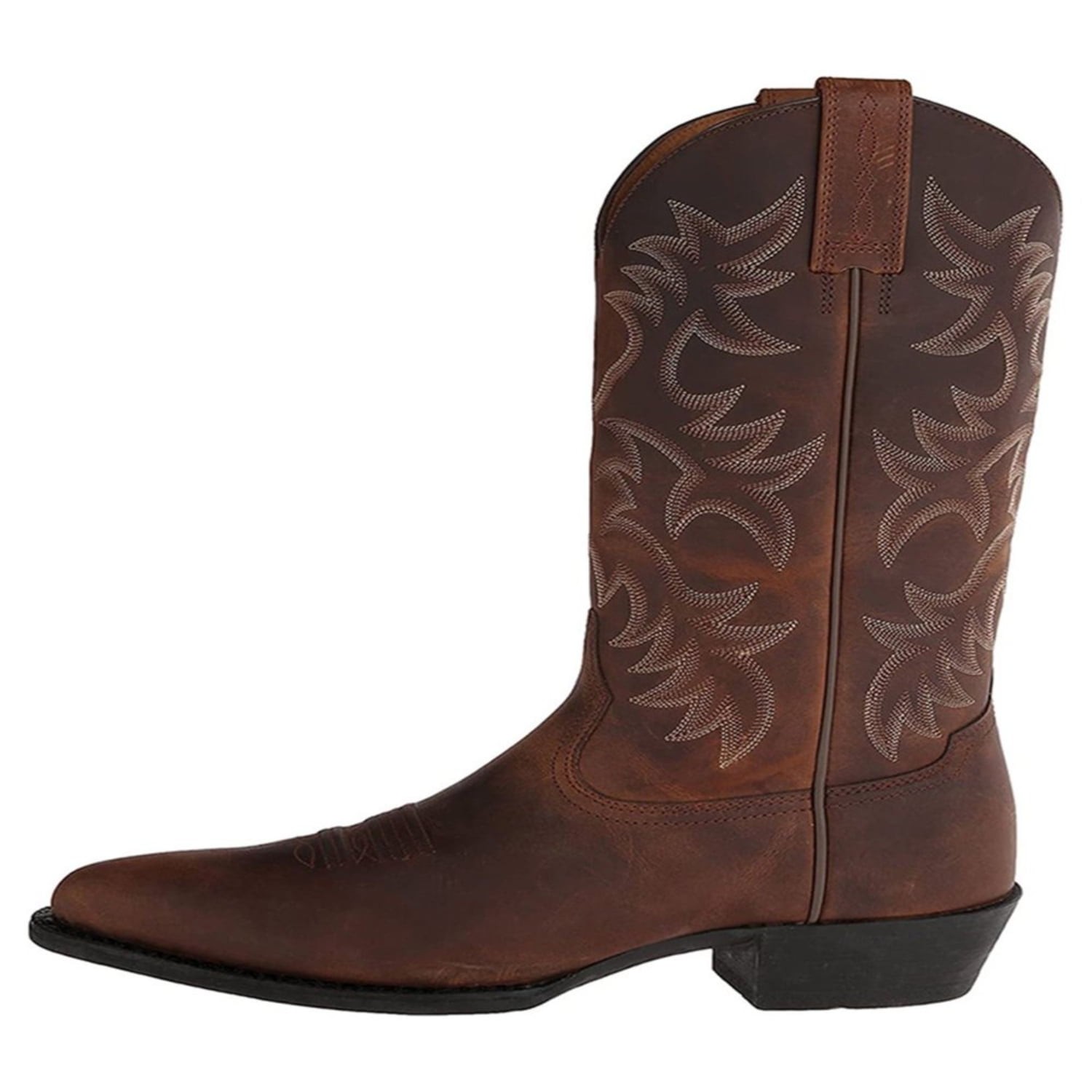 SHZNSJWDKJ Wide toe embroidered vintage rider boots for men and women ...