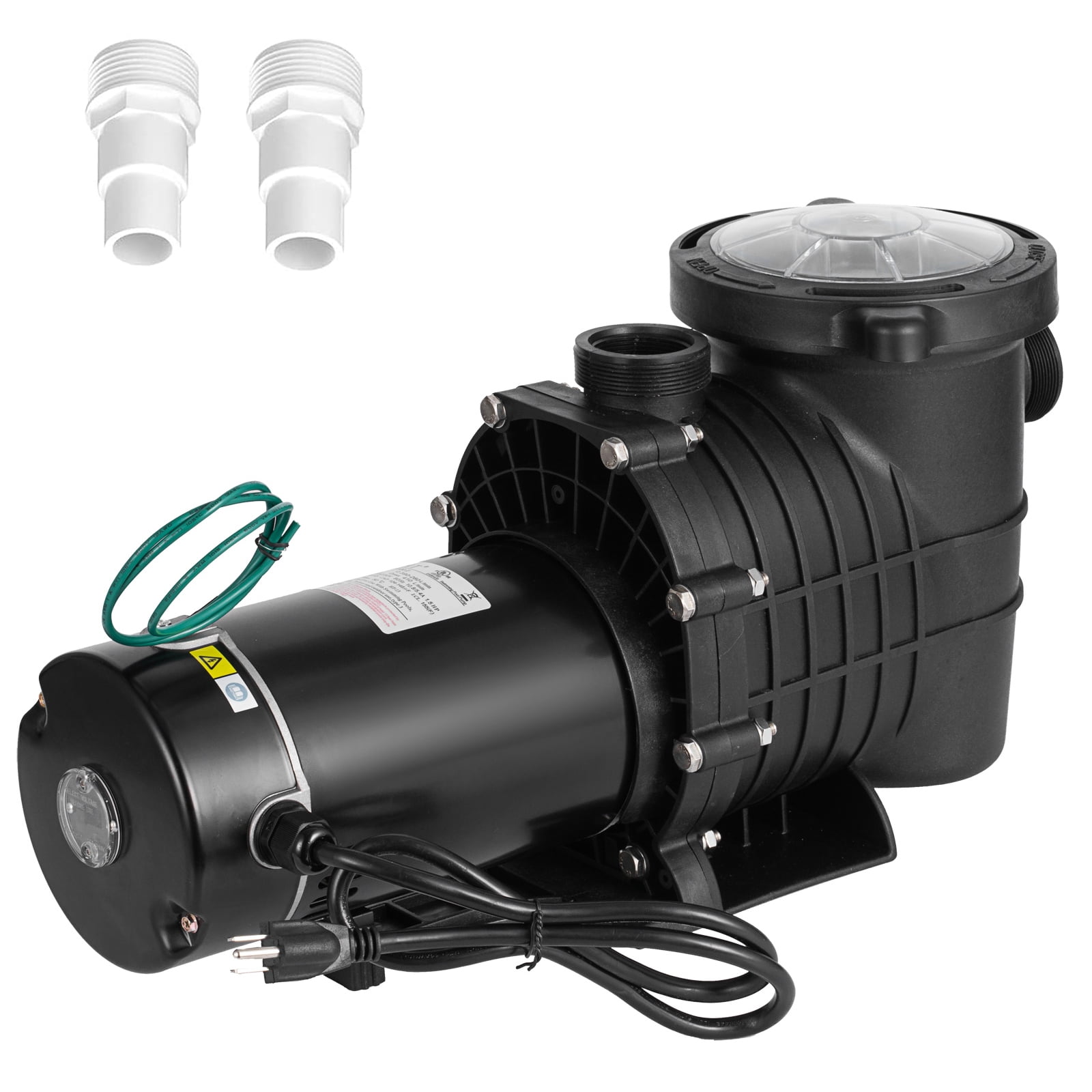 SHZOND 2HP Pool Pump,Dual Voltage 115/230V Swimming Pool Pump Single ...