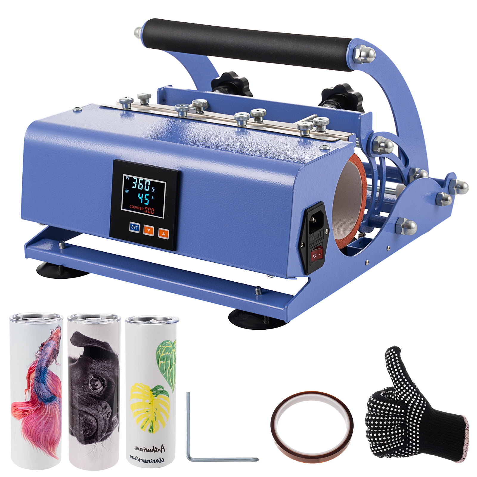 SHZOND Portable 30OZ Tumbler Heat Press Machine 110v, Sublimation ...