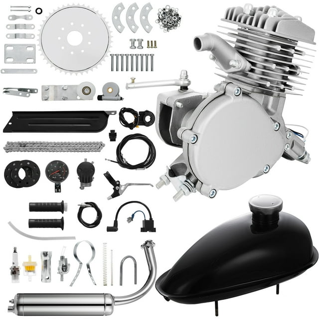"SHZOND 80cc Gas Powered Bike Motor Kit, 2 Stroke Air Cooling, Fits 26 ...